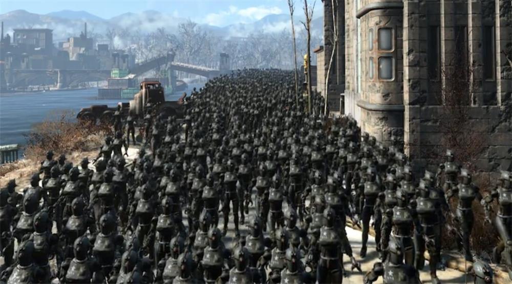 Fallout 4 Battle Video: 20,000 Robots VS. The Commonwealth | N4G