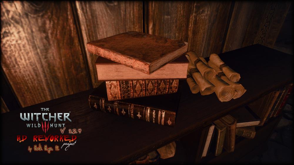 The Witcher 3 HD Reworked Project New Screens Showcase Reworked Books ...
