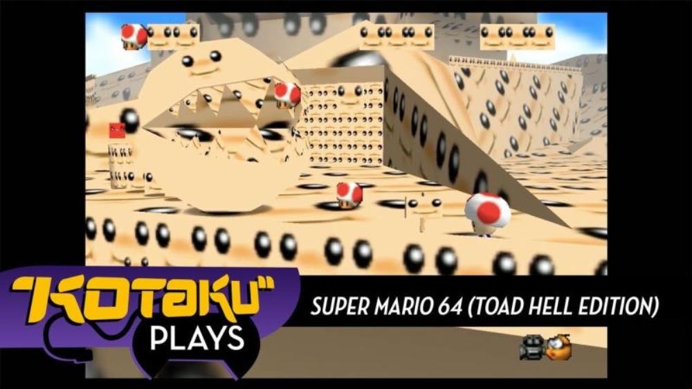 Nightmare Super Mario 64 Mod Replaces Every Texture With Toad's Face | N4G