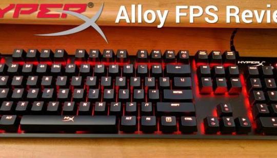 HyperX Alloy FPS Gaming Keyboard (Cherry MX Red) Review | The Zero ...