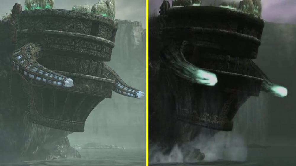 Shadow of the Colossus Remake vs Original – All Collosus Cut scenes ...