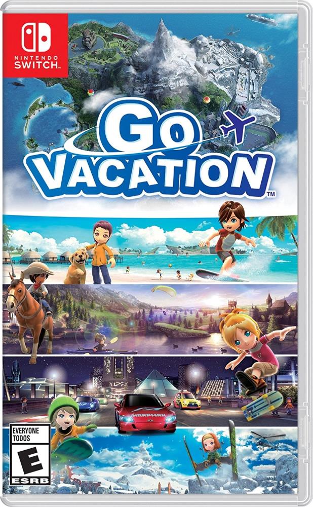 Switch box art revealed for Go Vacation | N4G