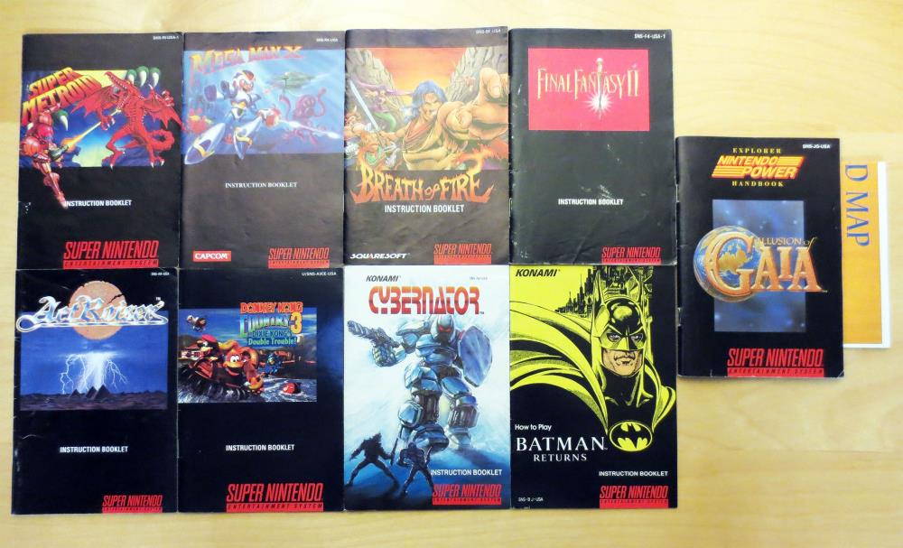 Remembering The Lost Art Of Video Game Manuals | N4G