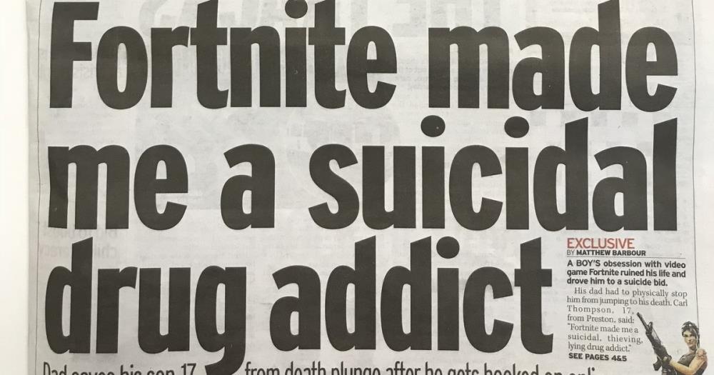 Anatomy of a tabloid Fortnite front page story | N4G