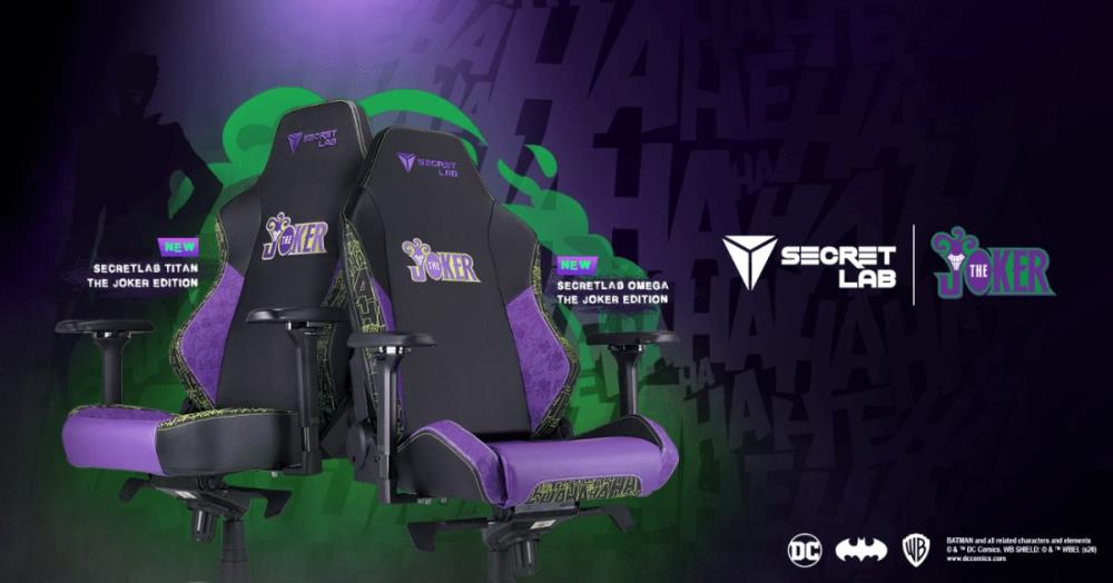 Secretlab unveil The Joker Edition gaming chair | N4G