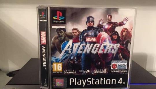 This Fan-Made Marvel's Avengers PS1 CD Case Is a Sight to Behold | N4G