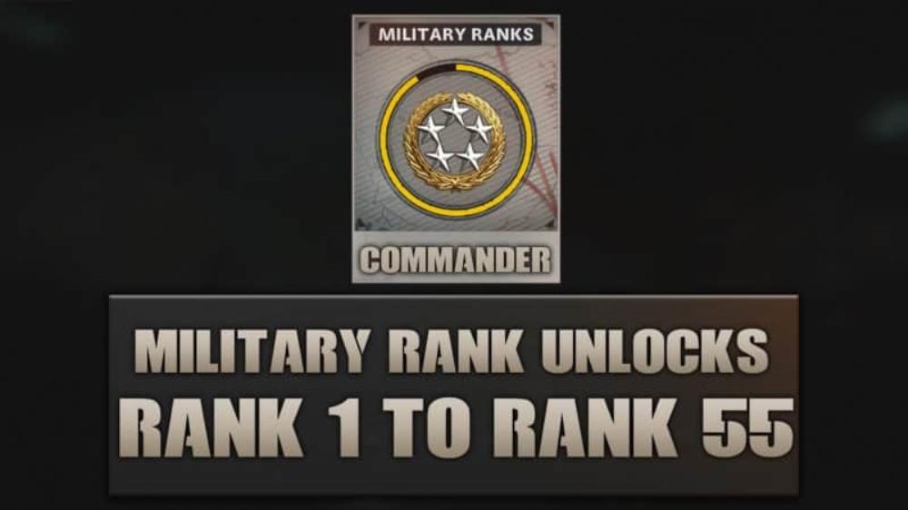 Everything You Unlock From Military Rank 1 to 55 in Black Ops Cold War ...