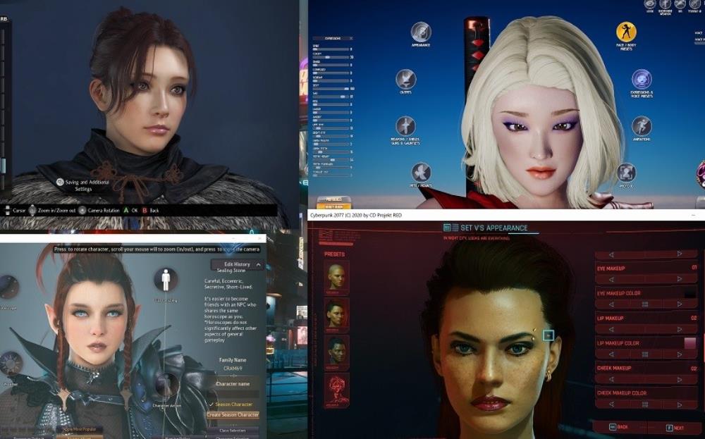 Comparing Character Creation Tools from 4 Games - Which One is Best? | N4G