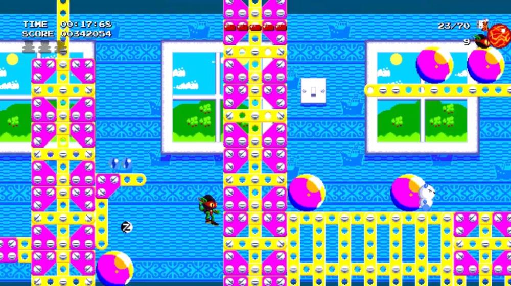 The action platforming adventure "Zool Redimensioned" is now available ...
