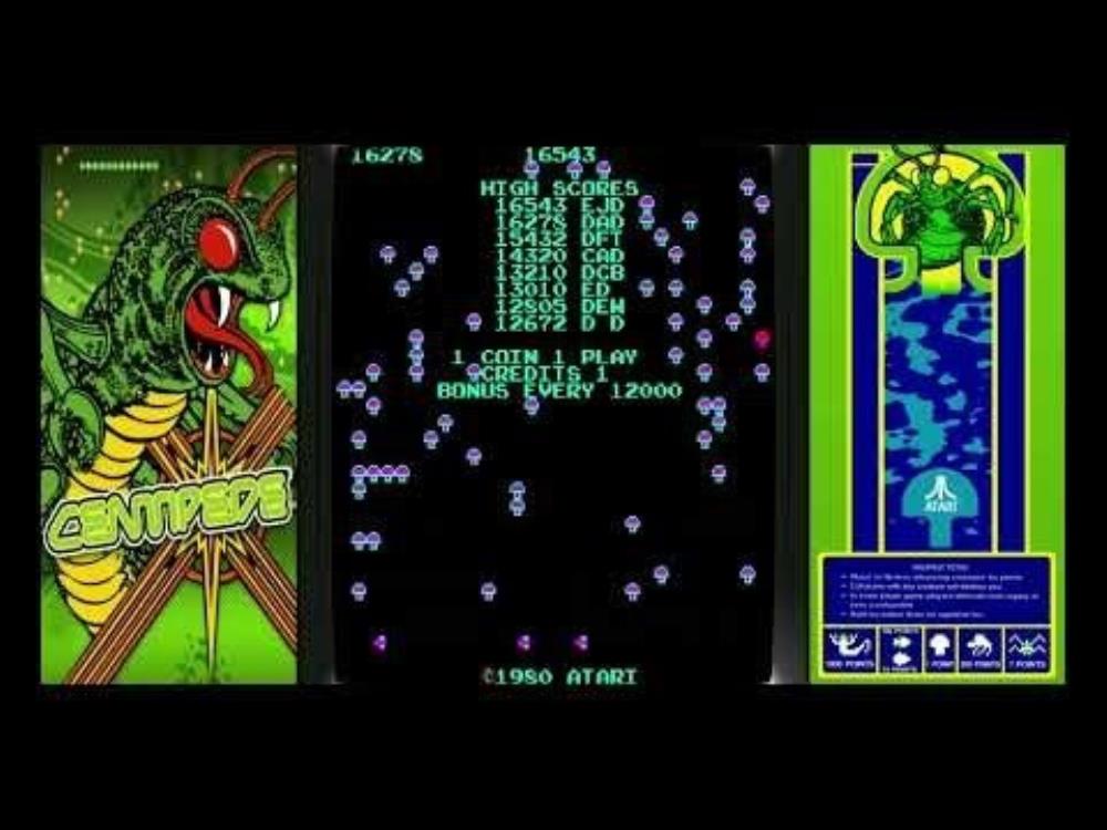 Centipede Retro Arcade vs Atari 2600 vs Atari 5200 vs Atari 7800 vs ...