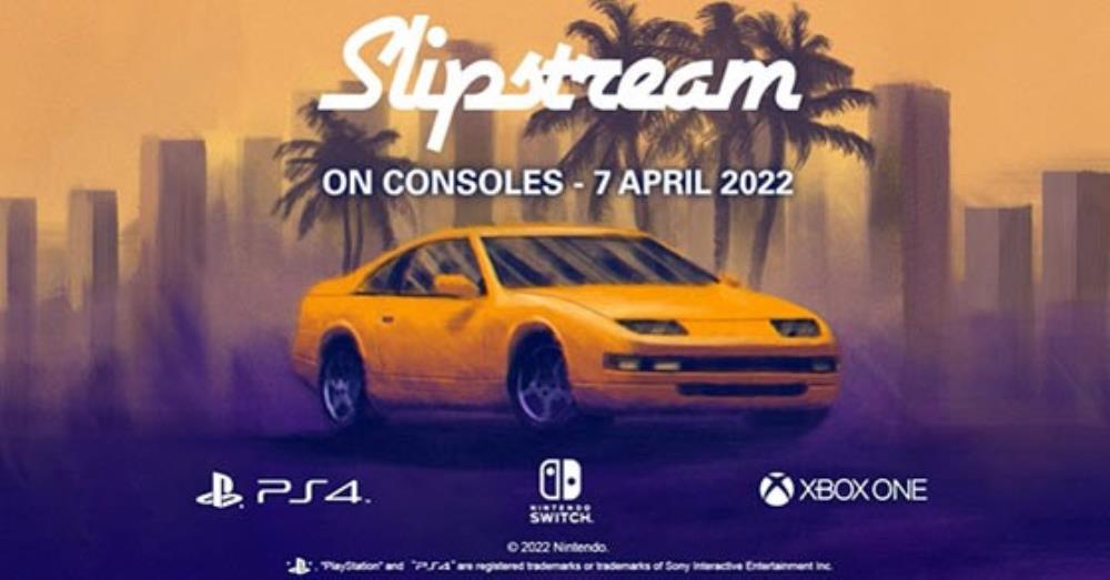 The retro-like arcade racing game "Slipstream" is coming to consoles on ...