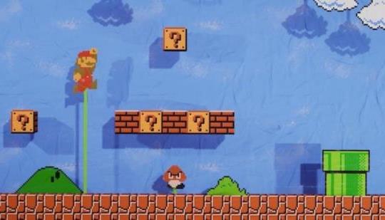 Super Mario Bros. Papercraft - Someone's Recreated Super Mario Bros. in ...