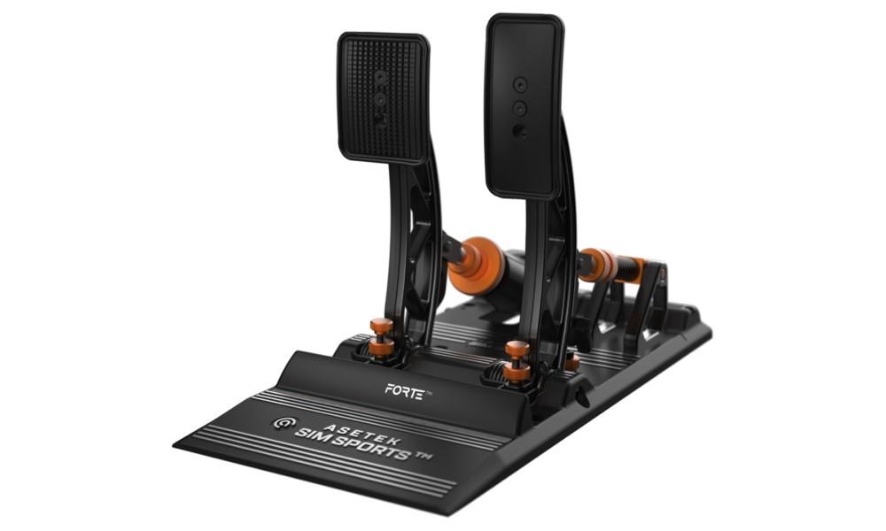 Asetek SimSports’ new Forte load cell sim racing pedals set to take on ...