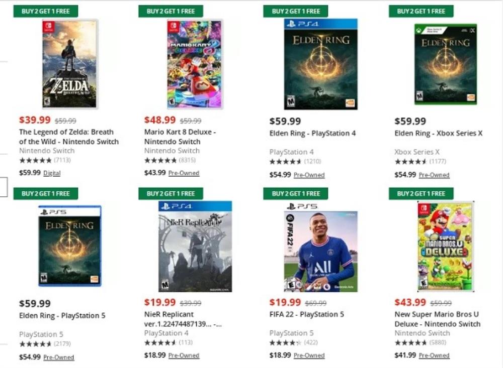 GameStop Kicks Off B2G1 Free Sale; Includes New Releases & Games On ...