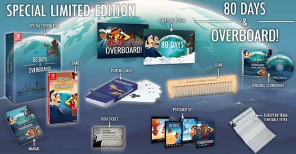 "80 Days” & “Overboard" is now physically available for the Nintendo ...