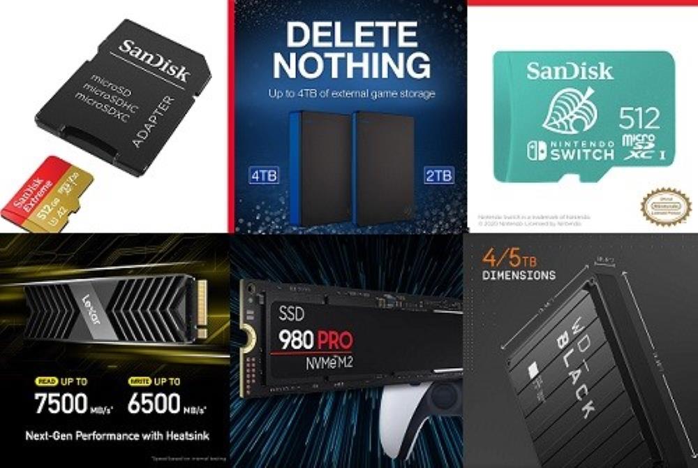 Amazon PS5 SSDs, MicroSD Cards & External HDDs Sale | N4G