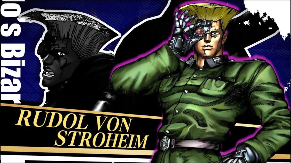 JoJo's Bizarre Adventure All-Star Battle R Rudol Von Stroheim DLC ...