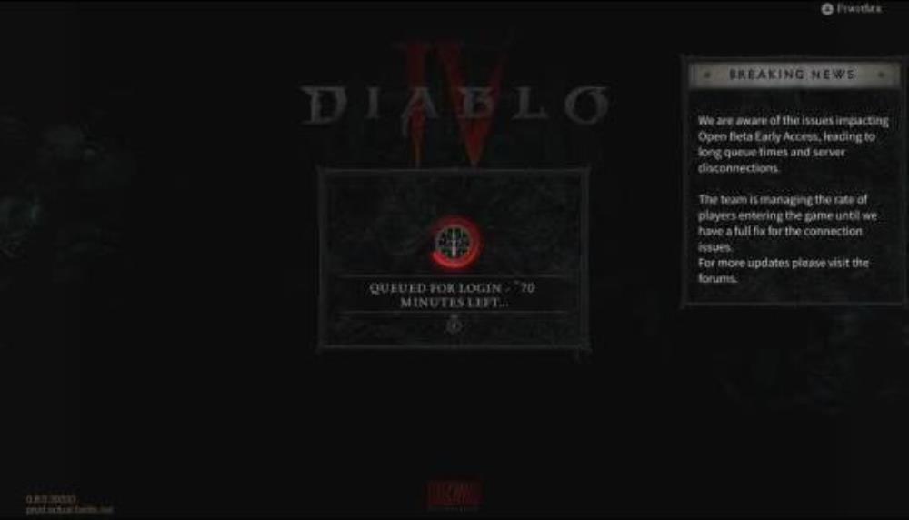 Diablo IV Early Access Beta Kicks off With a Long Queue | N4G