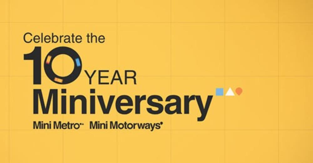 The "Miniversary" update is coming to "Mini Metro" and "Mini Motorways ...
