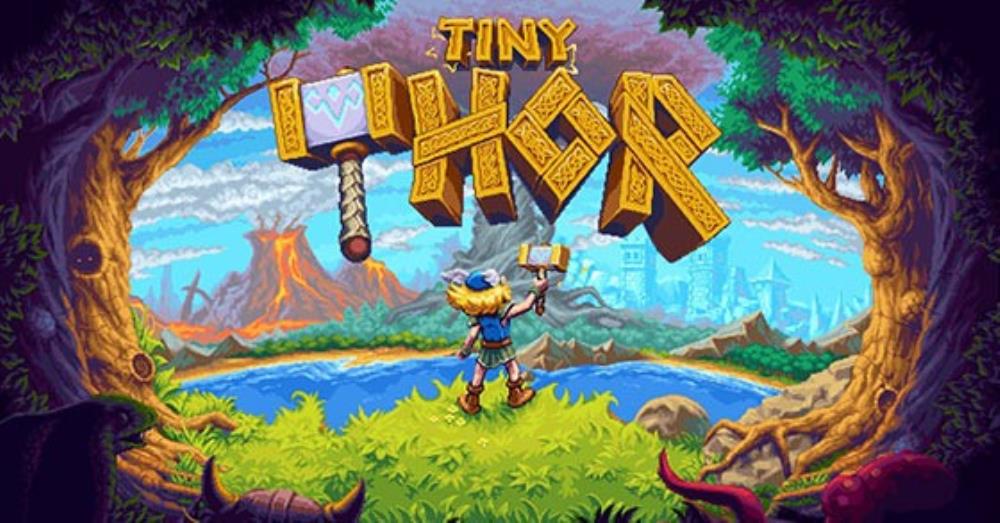 The 16-Bit pixel platformer "Tiny Thor" is coming to PC via Steam on June 5th, 2023 | N4G