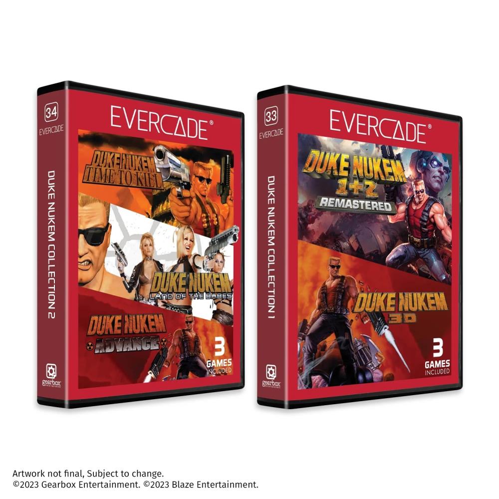 Six new Evercade carts revealed, including two Duke Nukem collections | N4G
