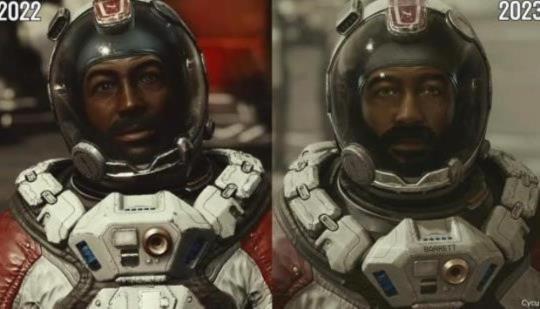 Starfield 2022 vs 2023 Video Graphics Comparison shows noticeable ...