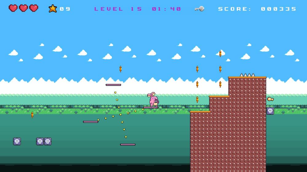 Take in a fun platforming experience in The Rabbit Crazy Adventure on ...