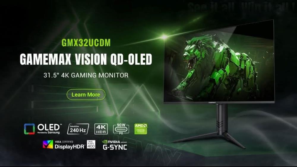 Gamemax Reveals Their New Gaming Monitor | N4G
