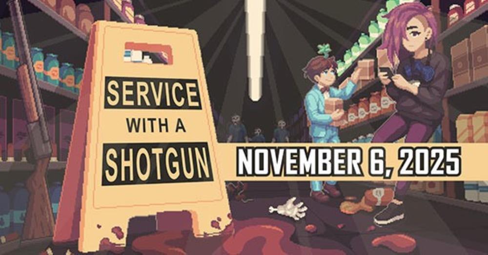 The wave-shooter/VN "Service With a Shotgun" is coming to Steam on ...